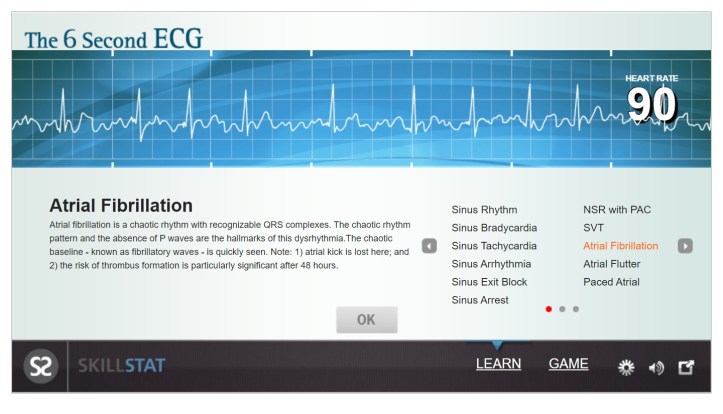 SIMULADOR ELECTROCARDIOGRAMAS SKILLSTAT GRATUITO: A PRACTICAR ...